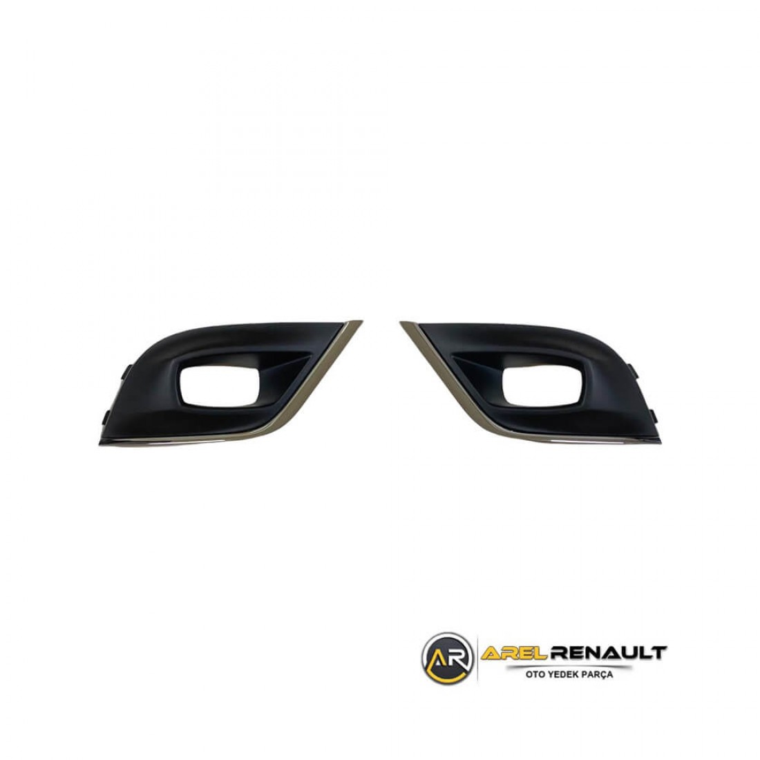 Clio 4 Sis Far Çerçevesi Takımı İcon Nikelajlı 261A30735R - 261A30735R-1