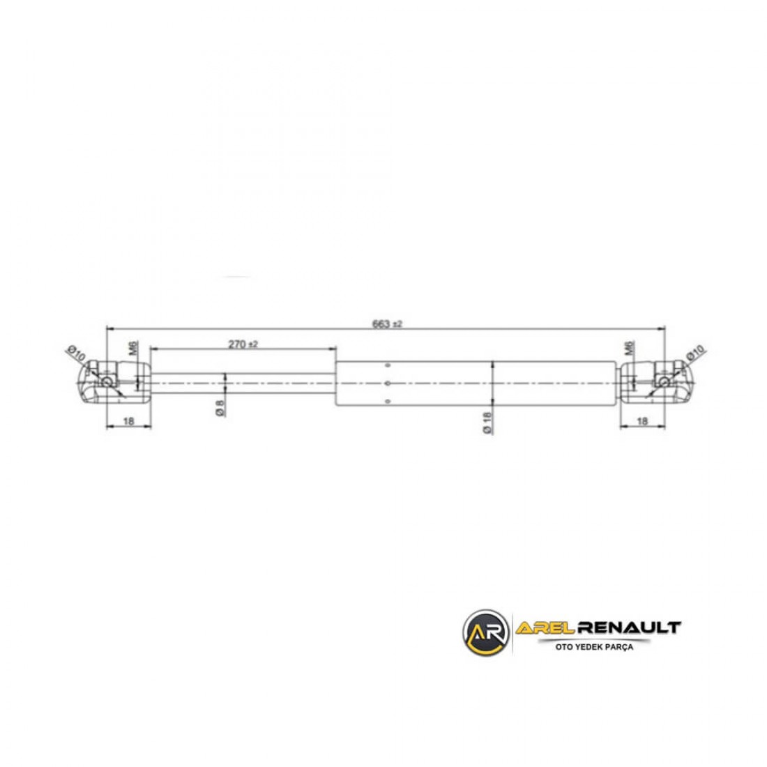 Renault Megane 3 Kaput Amortis r 654710003R 654710003R Y